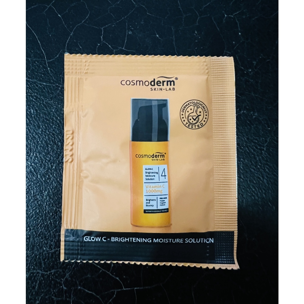 Cosmoderm Glow C Brightening Moisture Solution (5ml trial pack ...