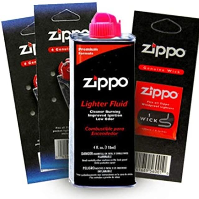 Zippo Fluid , Flints Wick 100%Original | Shopee Malaysia