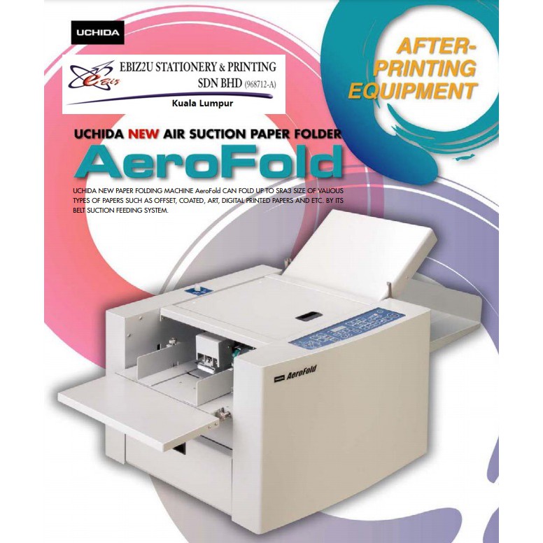 Uchida Fully Automatic Folding Machine AeroFold A3 Document Folder (Folding Machine, Paper ...