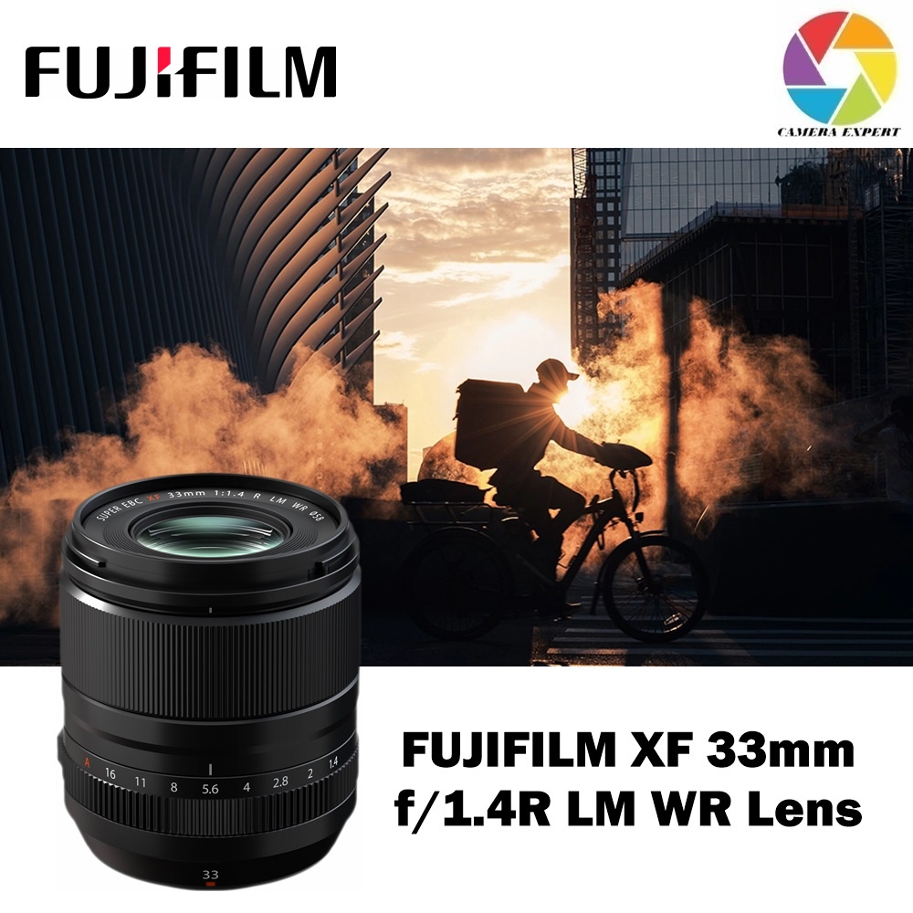 FUJIFILM XF 33mm f1.4 / 33mm f/1.4 R LM WR Lens For Fujifilm XT3 / XT4 ...