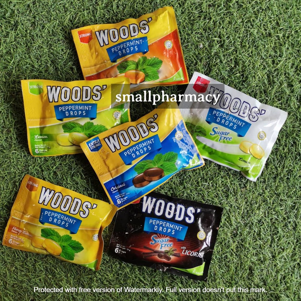 Woods Lozenges 15g ( honey lemon / lemon / orange /sugar free lemon ...