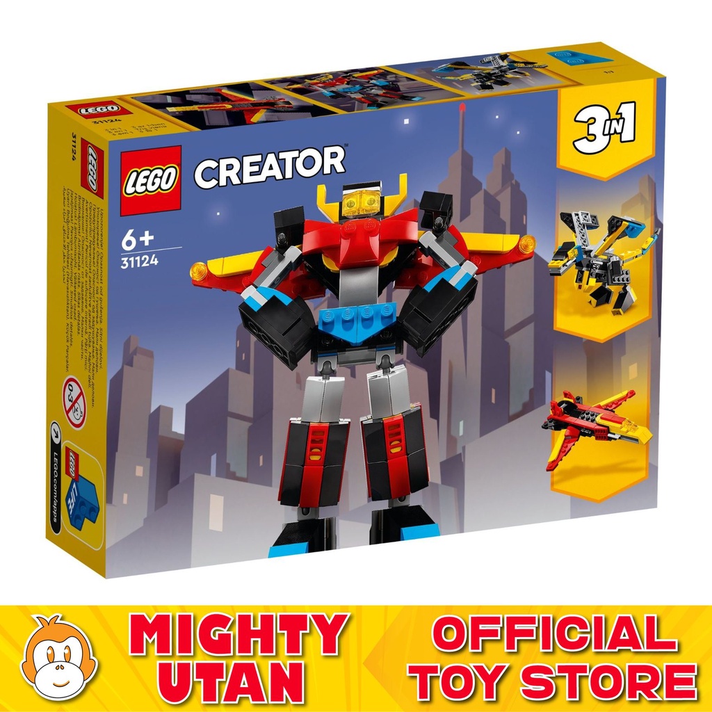 [Original] LEGO Creator 31124 Super Robot Toys for Kids Boys Girls ...