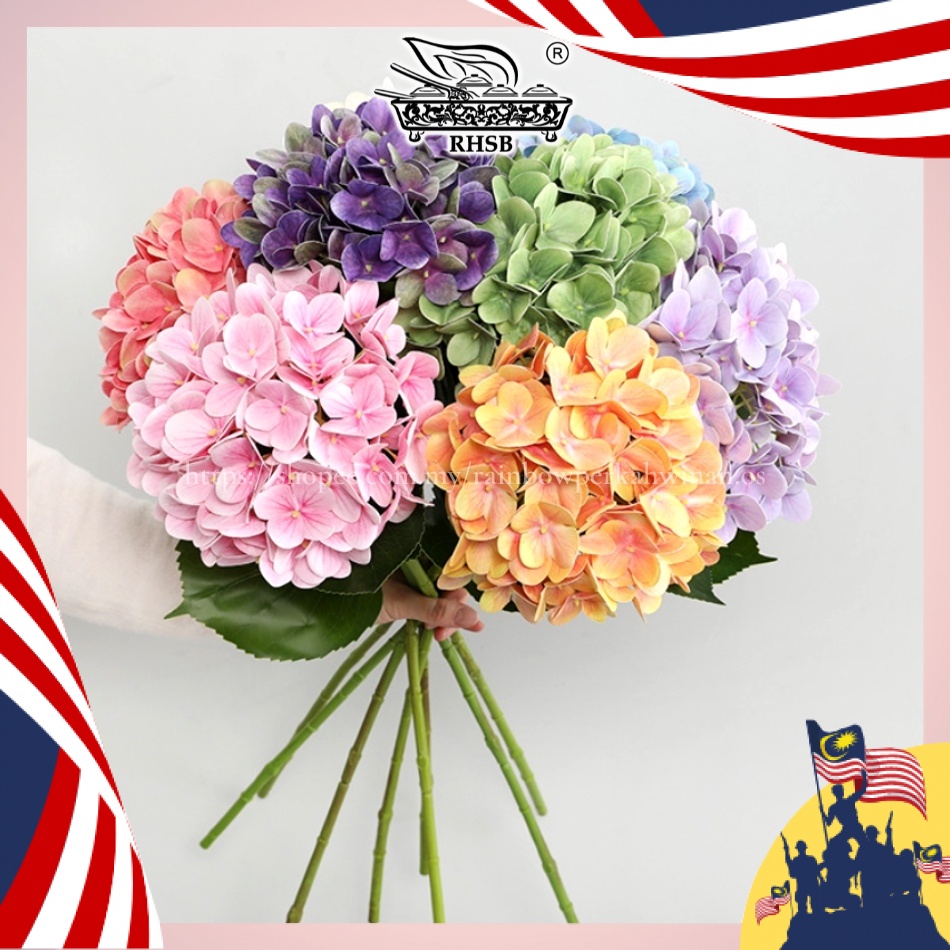 HYDRANGEA / ARTIFICIAL FLOWER / BUNGA HYDRANGER / HAND BOUQUET / BUNGA ...