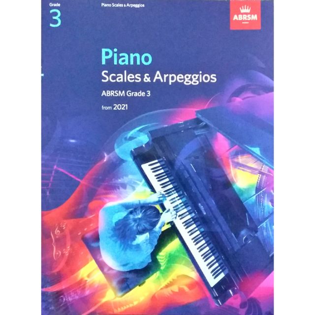 ABRSM Piano Scales & Arpeggios (from 2021) Grade 3 (Free Shipping ...