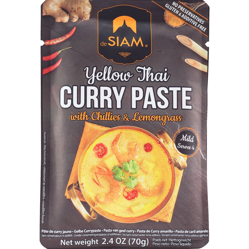 Yellow Curry Paste 70g (deSiam) | Shopee Malaysia