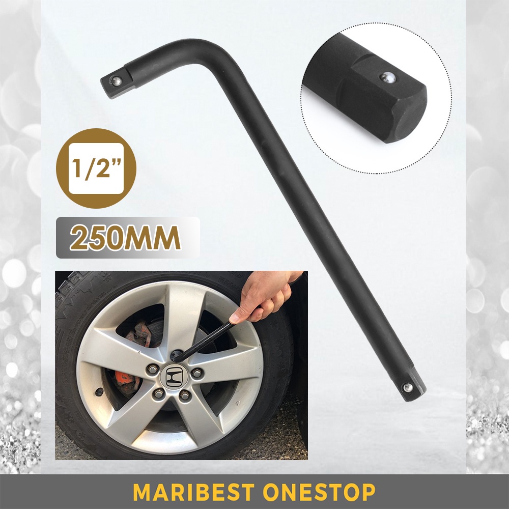 1/2" X 250/350MM L-HANDLE AUTOMOTIVE BLACK IMPACT L-HANDLE L-SHAPED ...