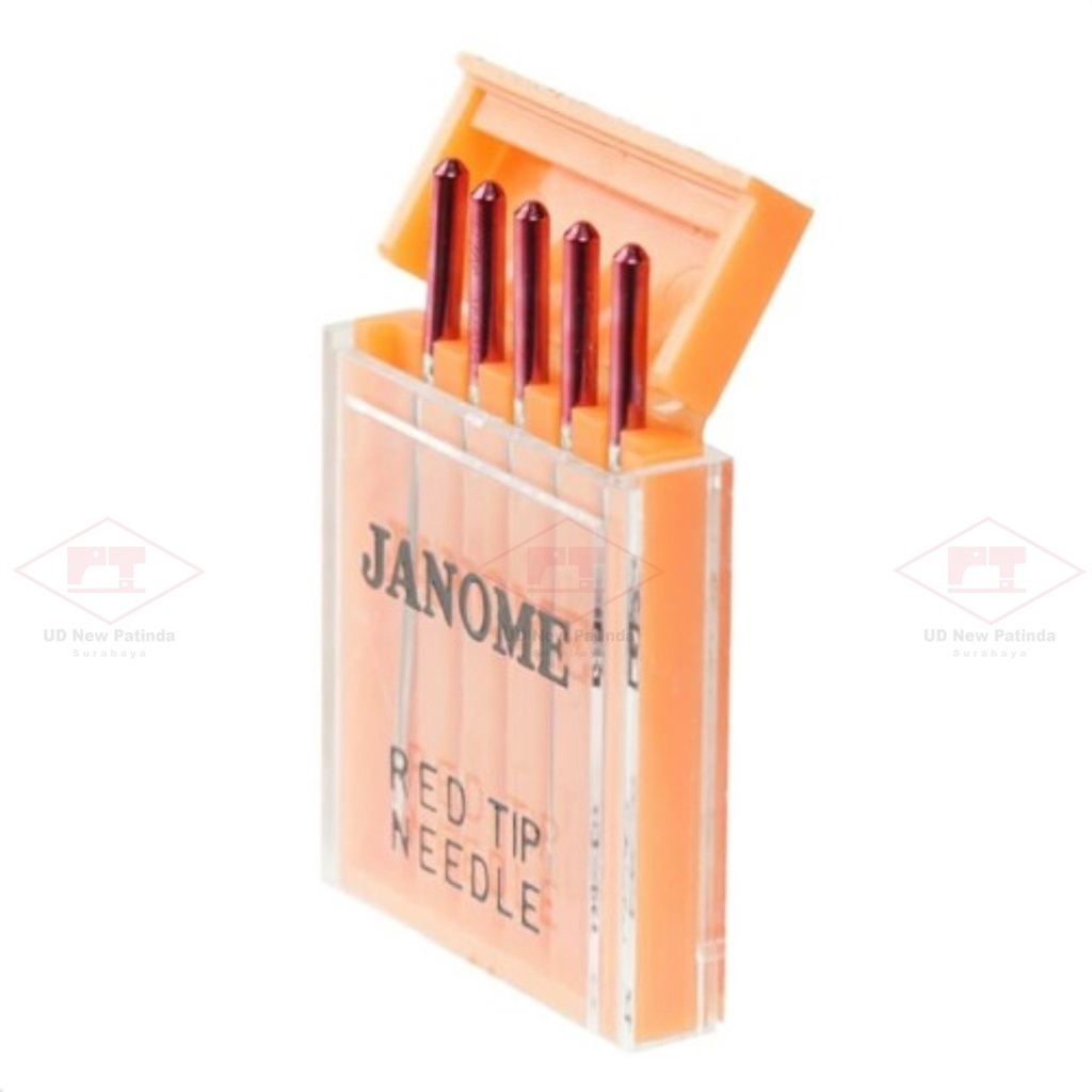 MESIN MERAH Janome Red Tip Needles Red Needle Multipurpose Portable ...