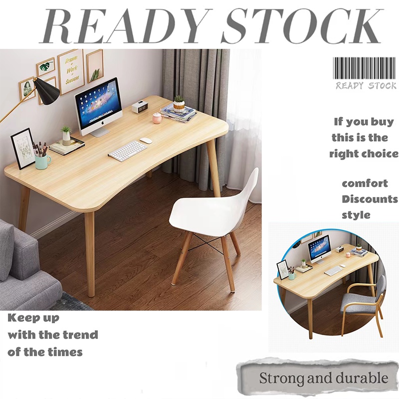 Nordic Study table Computer table 100CM PC Table Simple Modern Office ...