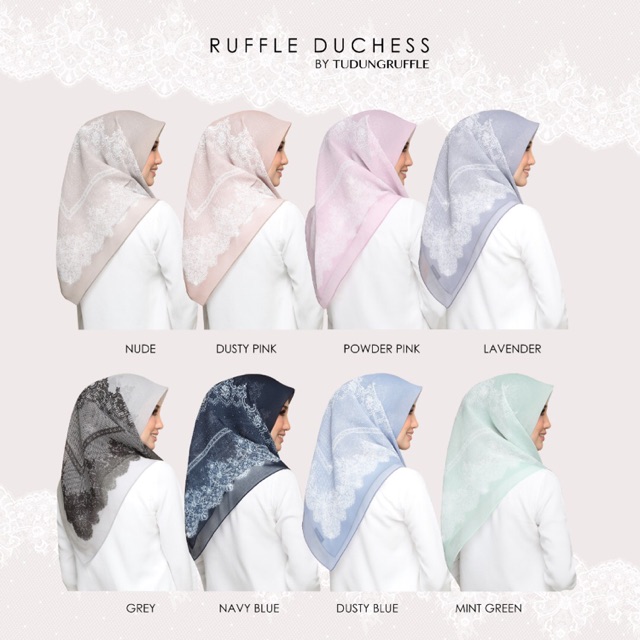 RUFFLE DUCHESS by TudungRuffle 💯original | Shopee Malaysia