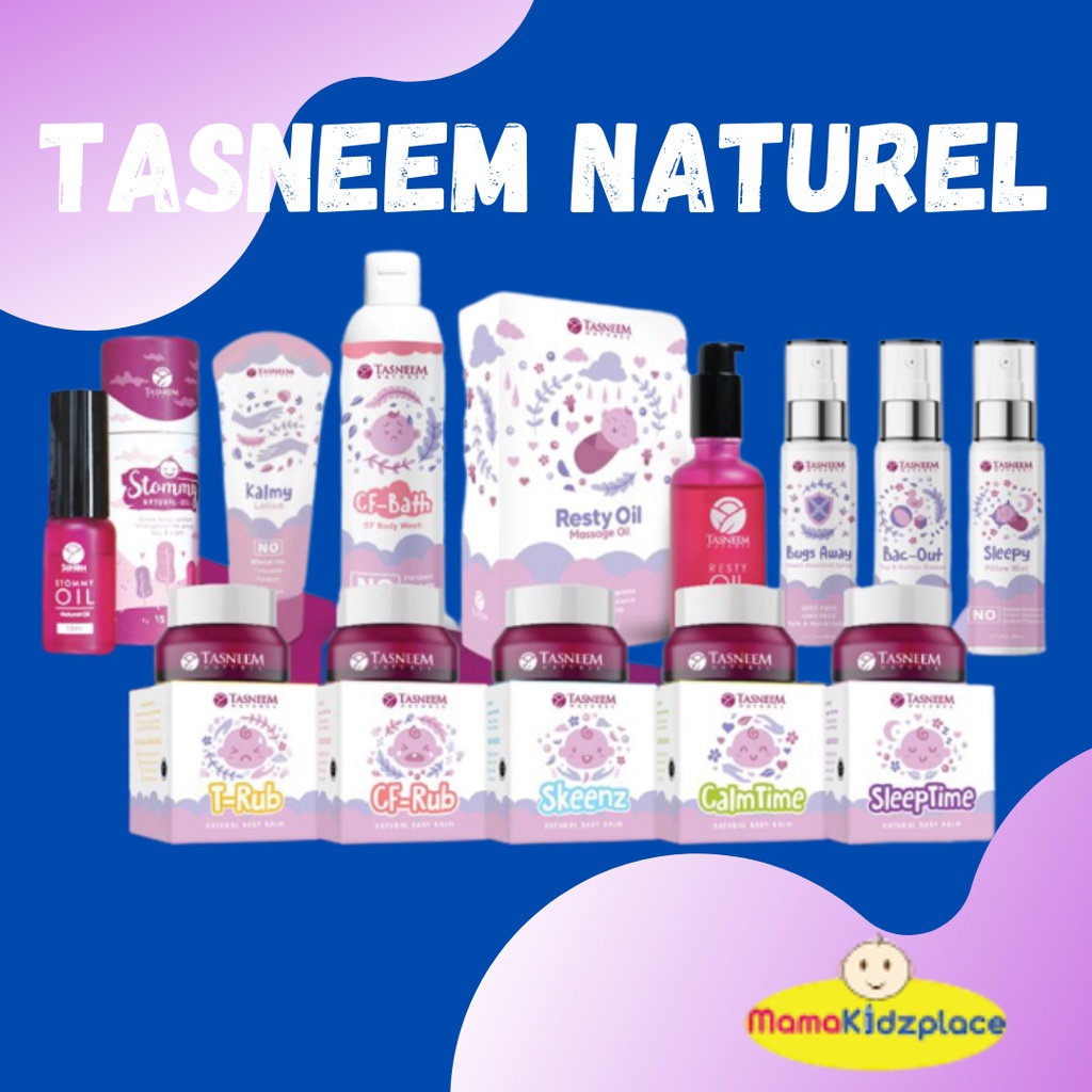Tasneem Naturel Baby Balm - CF-RUB - T-RUB - SLEEP TIME - SKEENZ - CALM ...