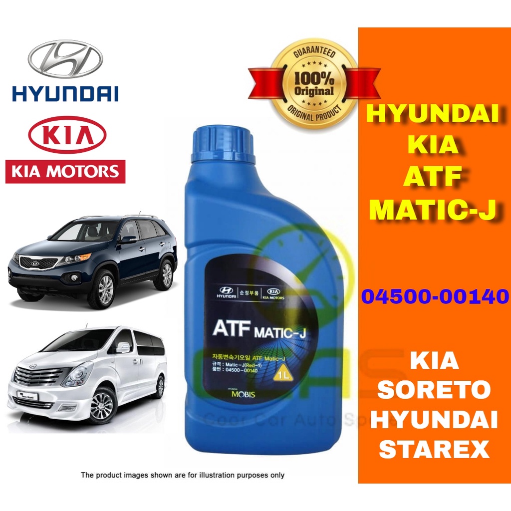 100% ORI Kia Hyundai ATF Matic-J 1L Kia Sorento Hyundai Starex Auto ...