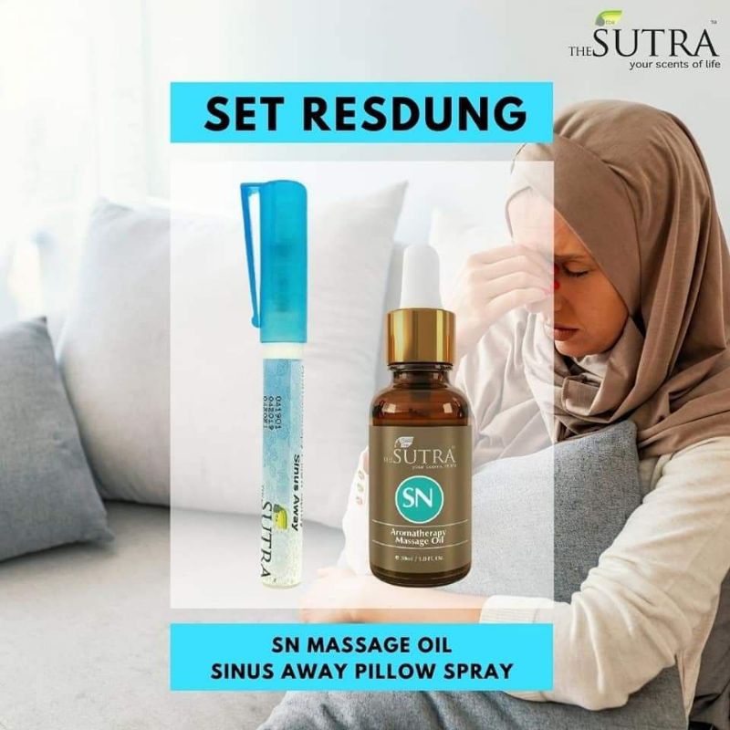 🔥 Sutra Set Resdung - Sinusitis Massage Oil 30ml & Sinus Away 8ml 🔥 ...