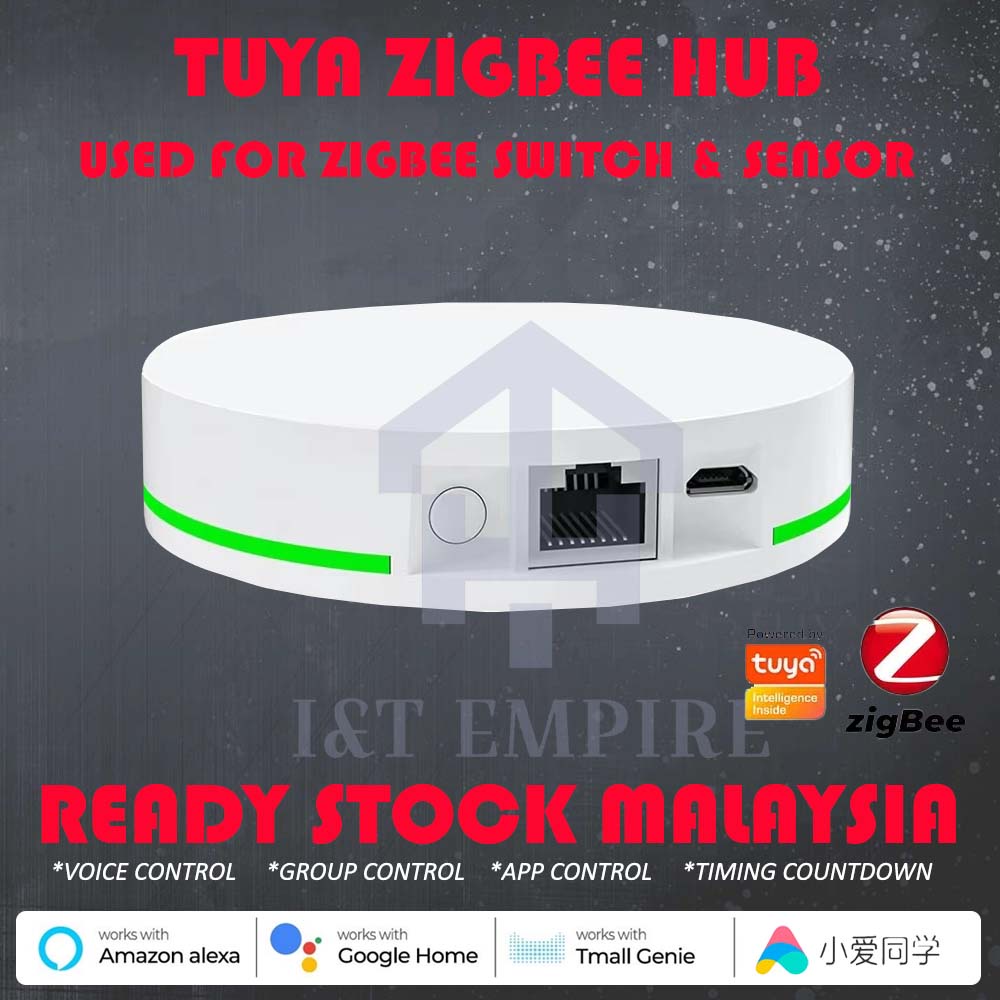 Iandt Empire Tuya Zigbee Smart Gateway Hub Wired Intelligent Gateway Bridge App Voice Remote