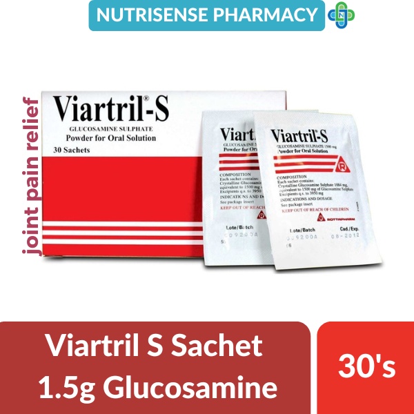 Viartril GLUCOSAMINE POWDER 1500MG 30'S | Shopee Malaysia