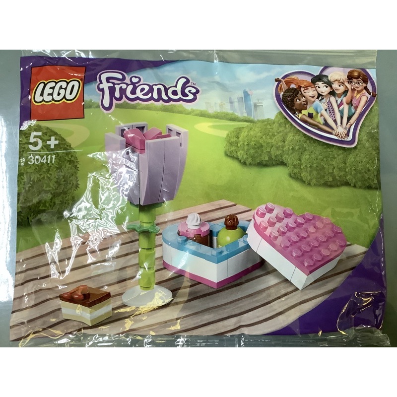 LEGO Set 30411 - Chocolate Box & Flower polybag (Friends) | Shopee Malaysia