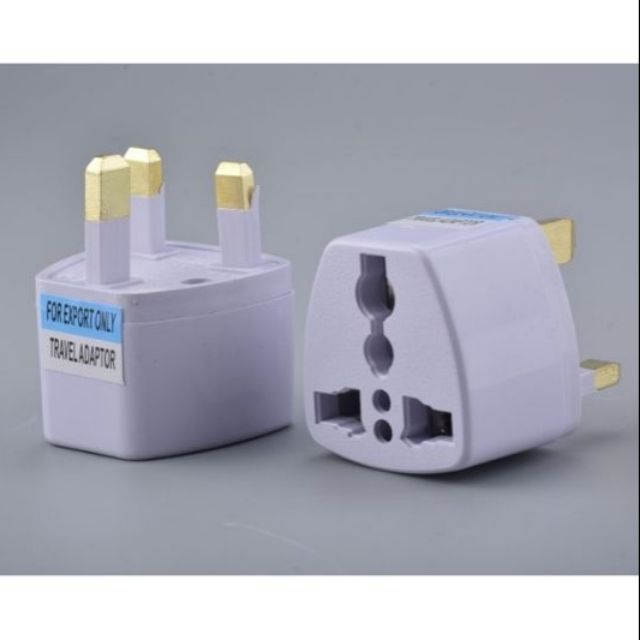 3-Pin Universal Adapter Plug Head UK 3 Pin Malaysia China Plug Socket ...