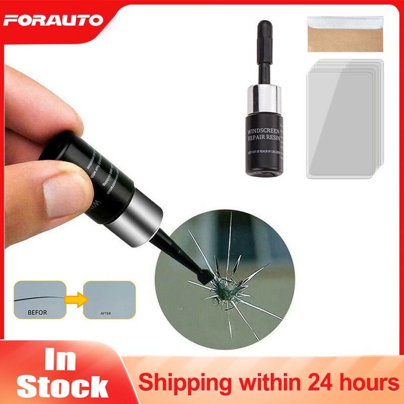 [Ready Stock] Ubat Cermin Kereta Retak 1 Set Auto Glass Nano Repair ...