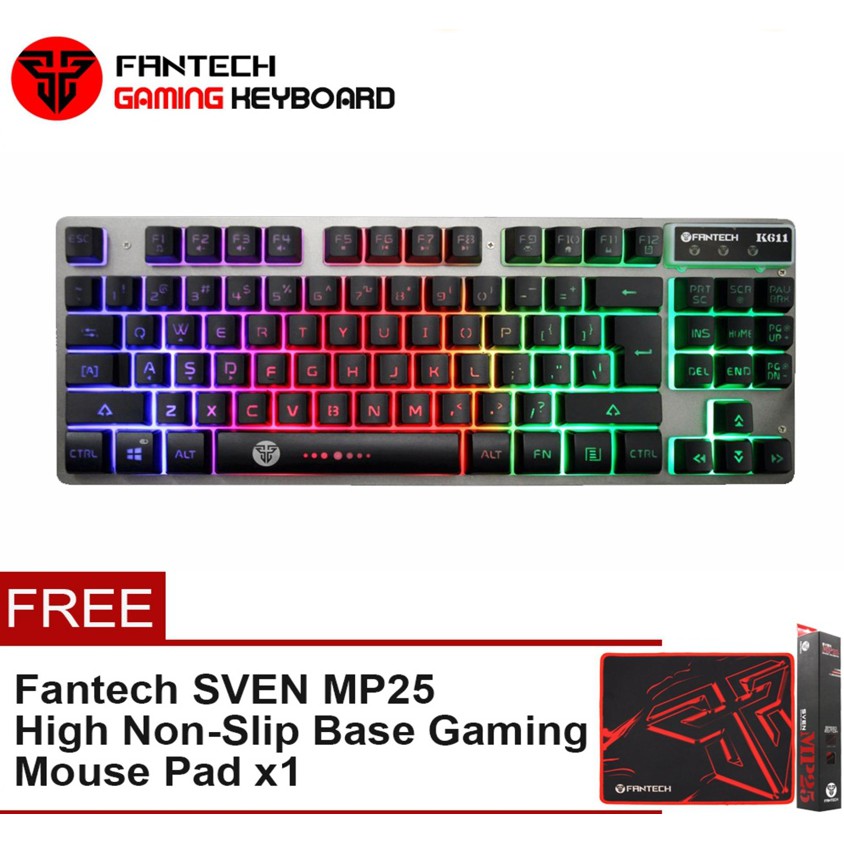 ORIGINAL FANTECH FIGHTER K611 Backlit Floating-Keys Multimedia Gaming ...