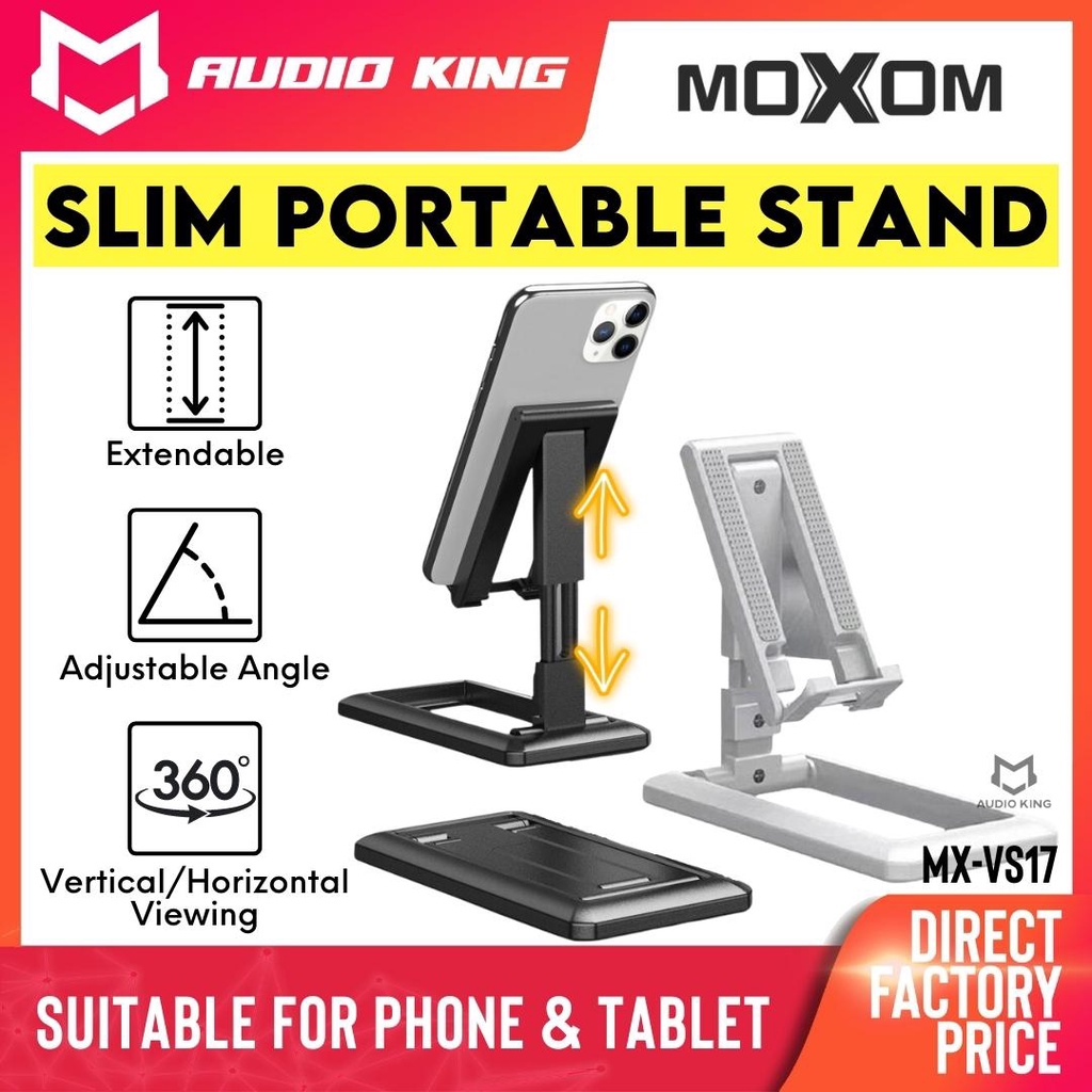 MOXOM Phone Holder Stand Tablet Stand Holder AKVS17 Foldable Phone ...