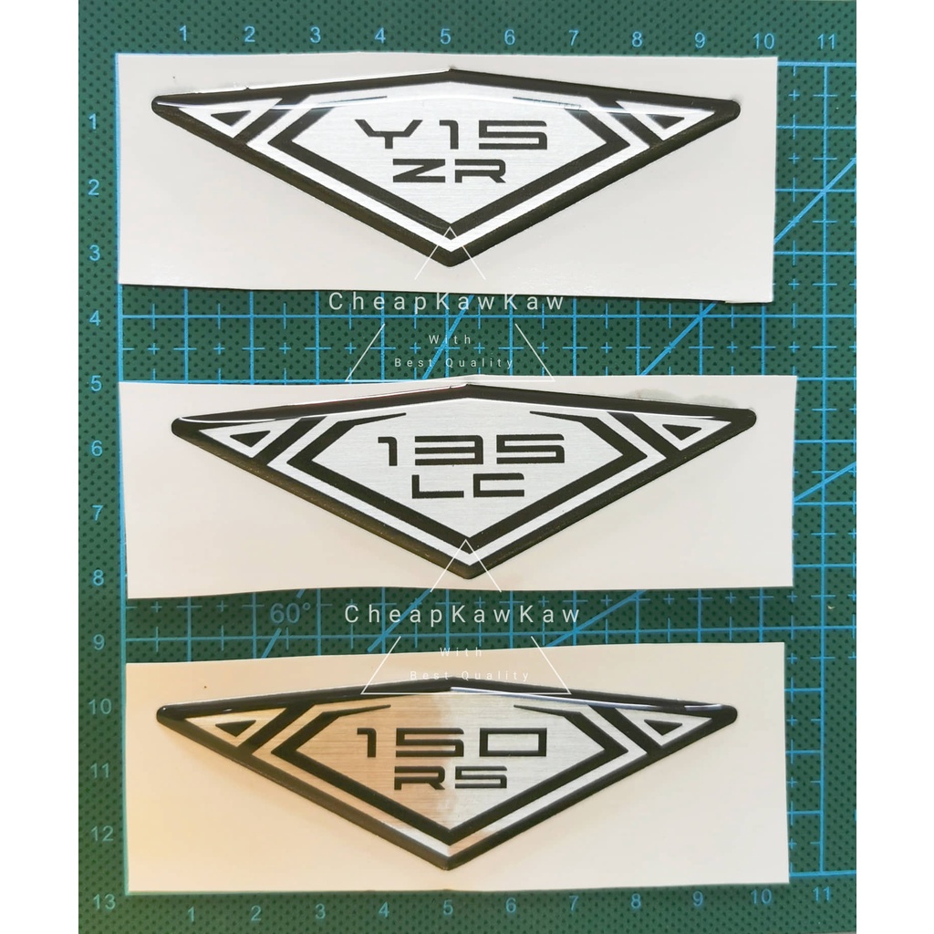 Y15ZR / LC135 / RS150 Sticker Logo Motor Emblem Timbul Epoxy - Ready ...