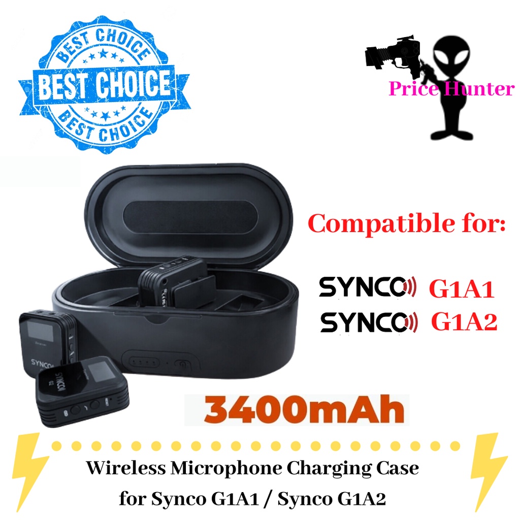Wireless Microphone Charging Case Box for Synco G1A1 / Synco G1A2 Wireless Mic | Shopee Malaysia