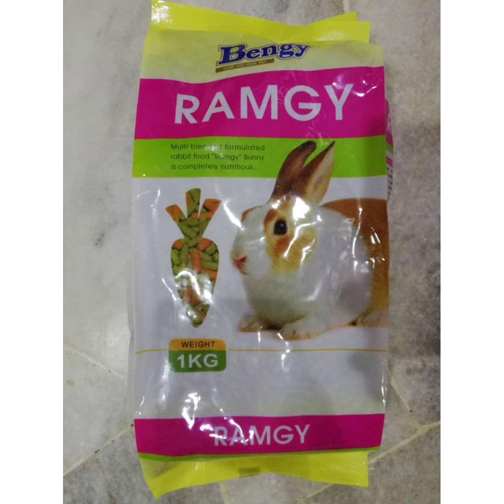 Bengy Ramgy Rabbit Guinea Pig Food Makanan Arnab (1kg) | Shopee Malaysia