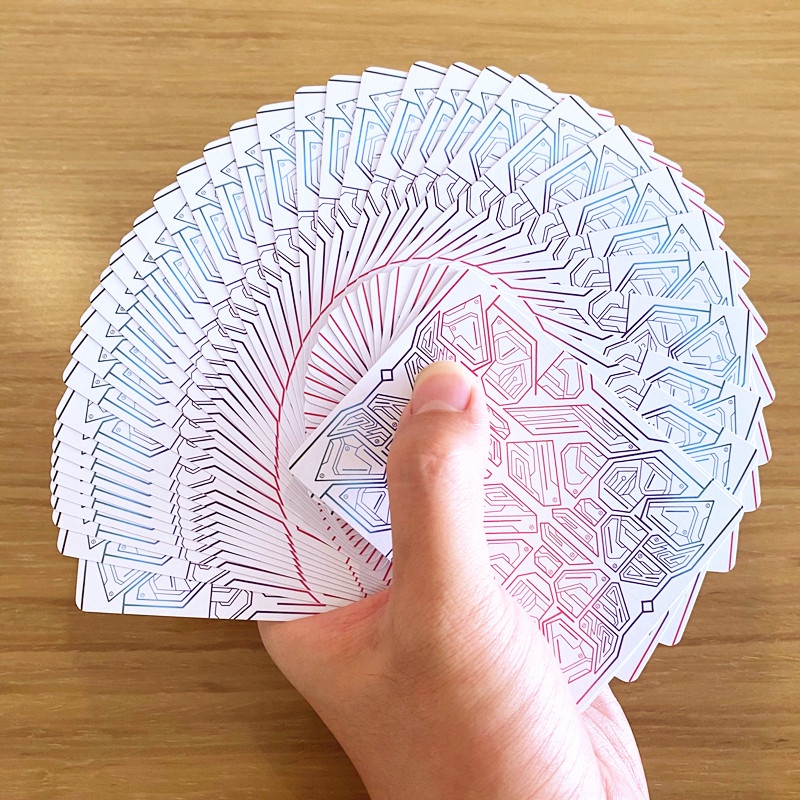 White Bright Knight Cardistry Playing Cards | Shopee Malaysia