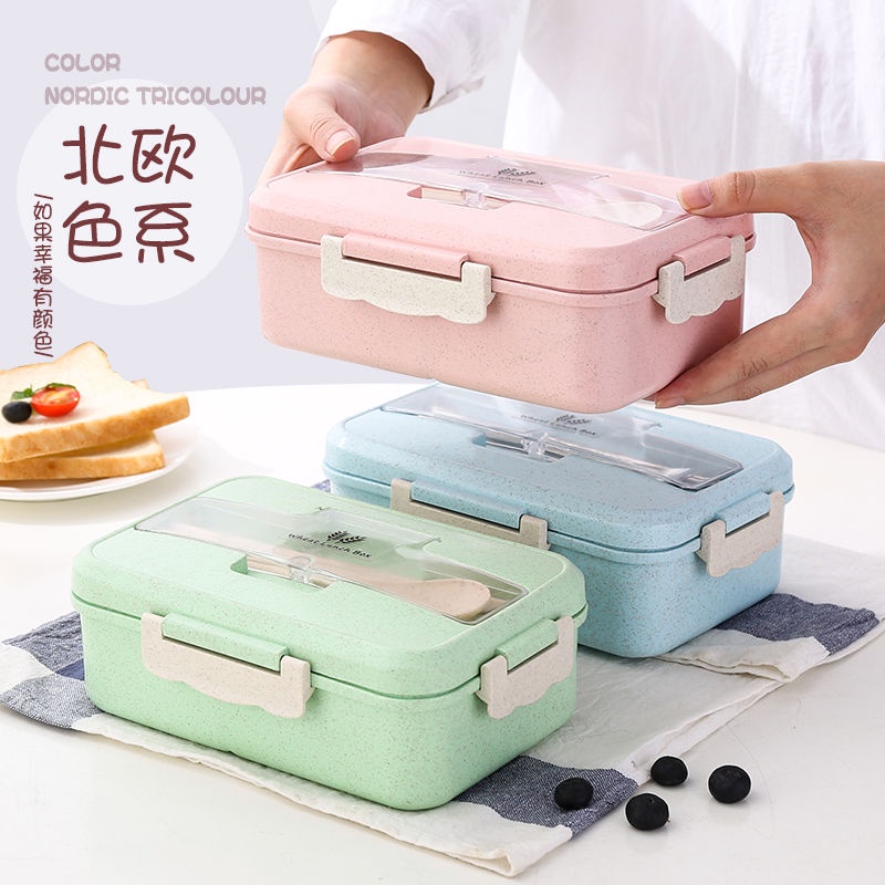 💥Ship Fast💥 1000ml Bento Box Lunch Box Microwavable Food Container ...
