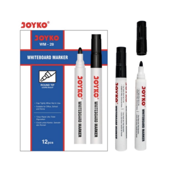 PUTIH Joyko WM-28 Whiteboard Marker Whiteboard Marker | Shopee Malaysia