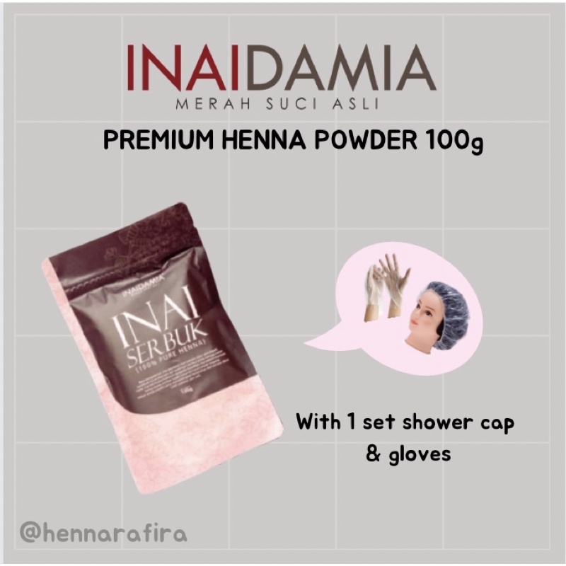 INAI RAMBUT PURE | INAI SERBUK| INAI RAMBUT HALAL | INAI ASLI | INAI ...