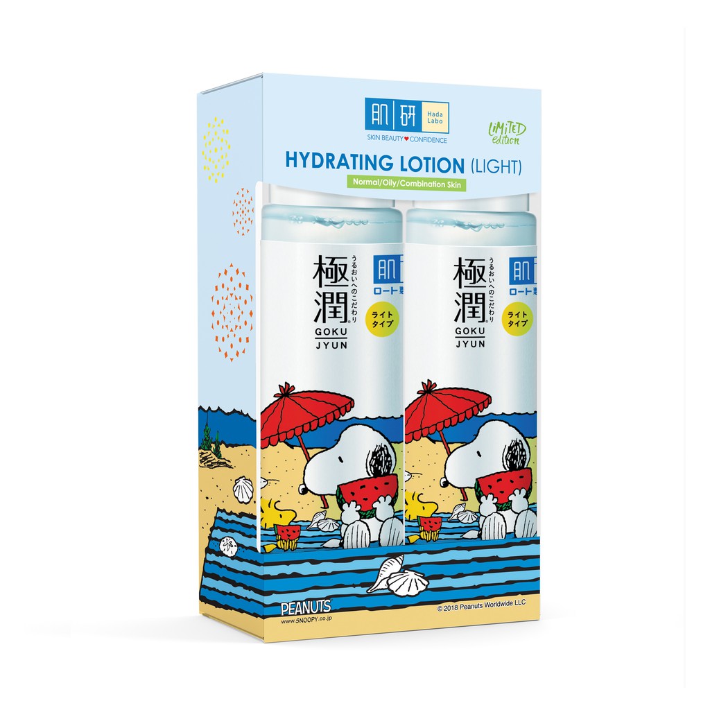 Hada Labo Hydrating Lotion Light Twin Pack - Snoopy Clearance | Shopee ...