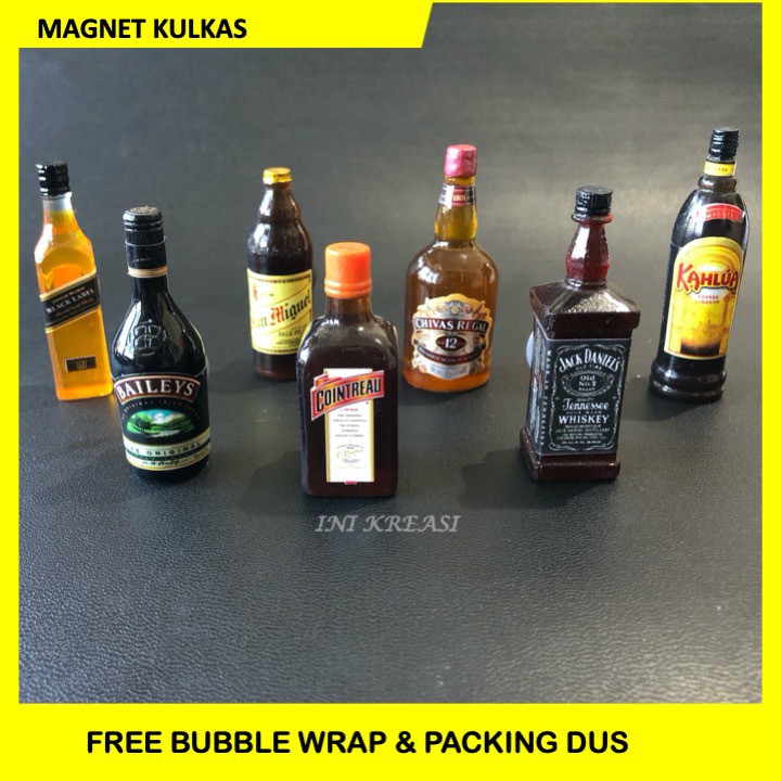 Miniature MAGNET Paste LIQUOR Drink Bottle Refrigerator | Shopee Malaysia