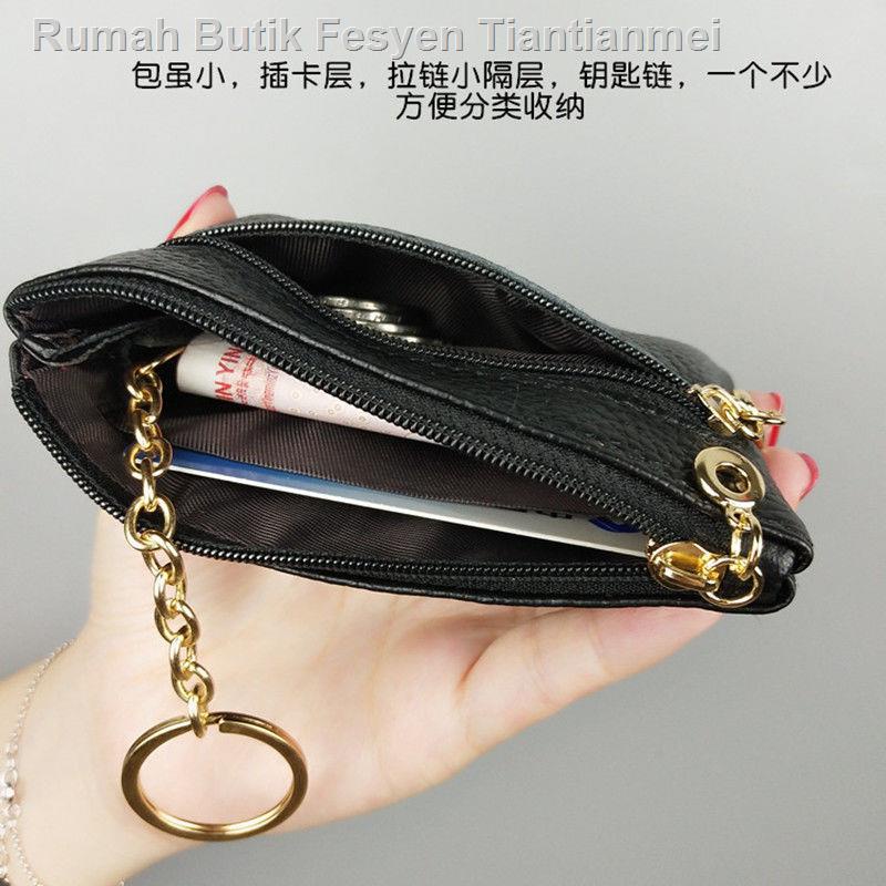 ♨﹍Dompet duit syiling kulit lapisan pertama kulit lembu dompet kecil ...