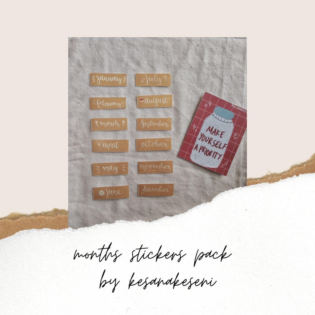 Months Stickers Pack | Shopee Malaysia