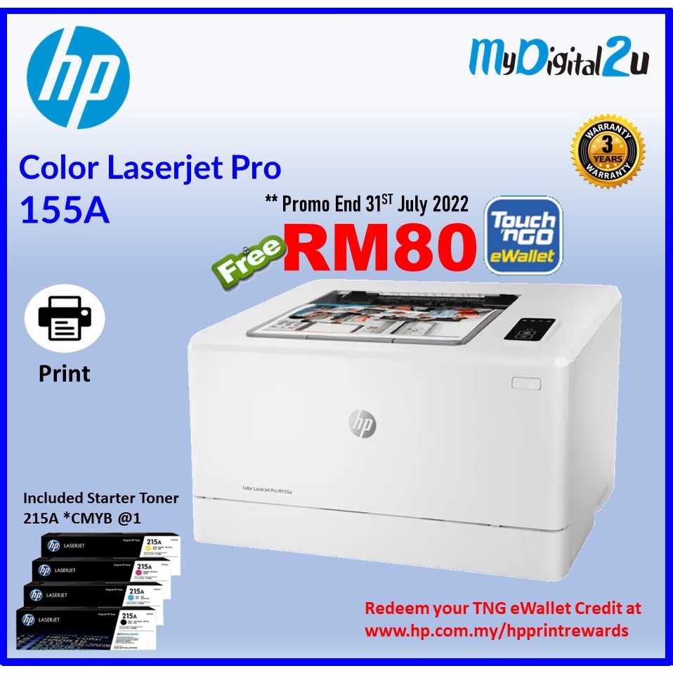 HP Color Laserjet Pro M155a Printer | Shopee Malaysia