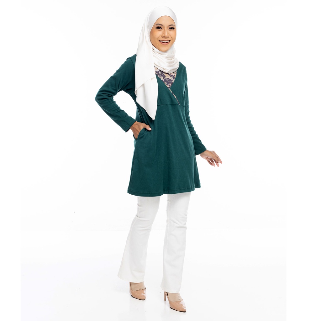 Baju Raya 2023 ~ AQEELA Kimono Nursing Blouse Tshirt (ai996) | Shopee ...