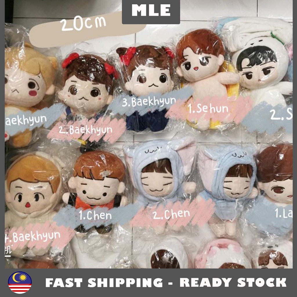 EXO DOLL (READY STOCK) EXO Members Variety Dolls ORIGINAL Kpop Soft Toy ...