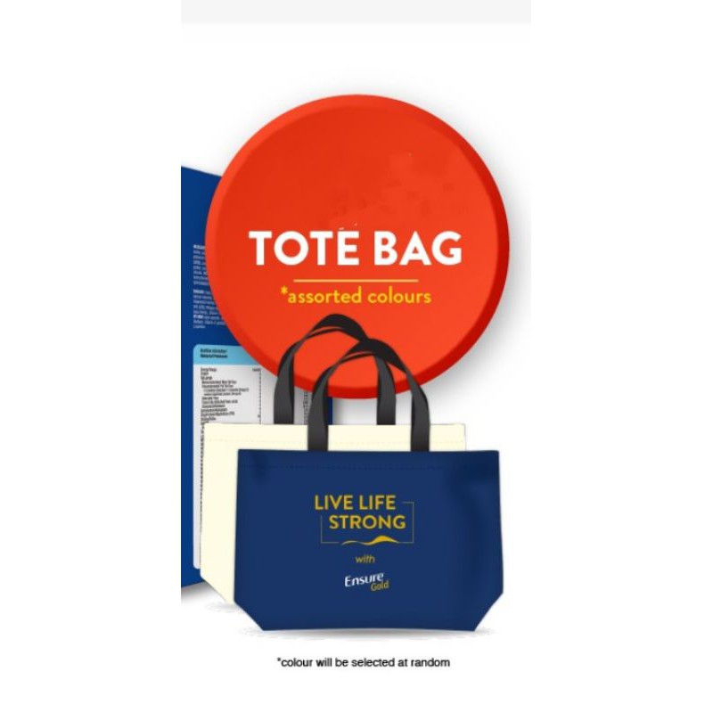 ENSURE GOLD TOTE BAG /CNY TOTE BAG /AEON JUTE BAG | Shopee Malaysia