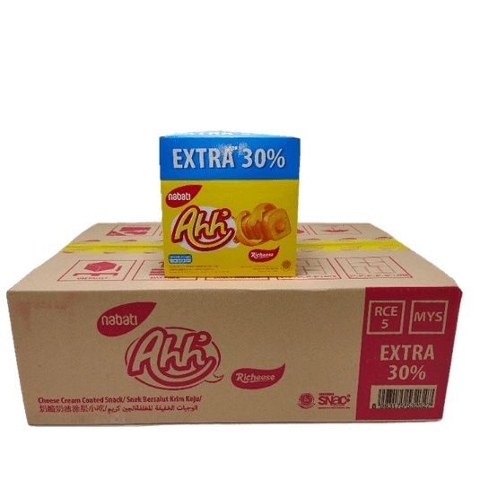 [CARTON DEALS] Nabati Richeese Ahh Triple Cheese Extra 20% 4gm x 20's x 10boxes | Shopee Malaysia