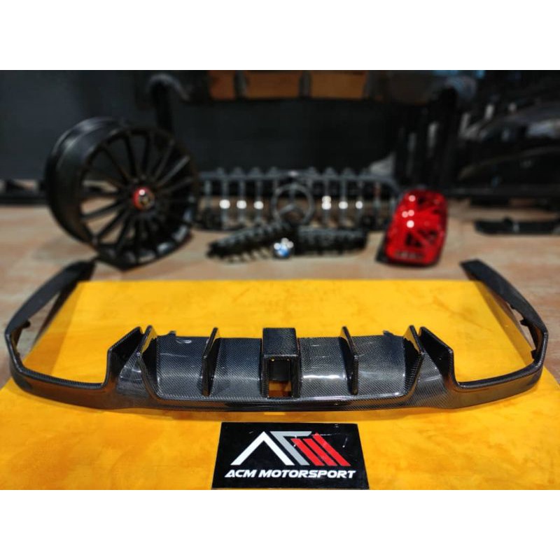 Mercedes Benz W213 Carbon fiber rear diffuser bodykit | Shopee Malaysia