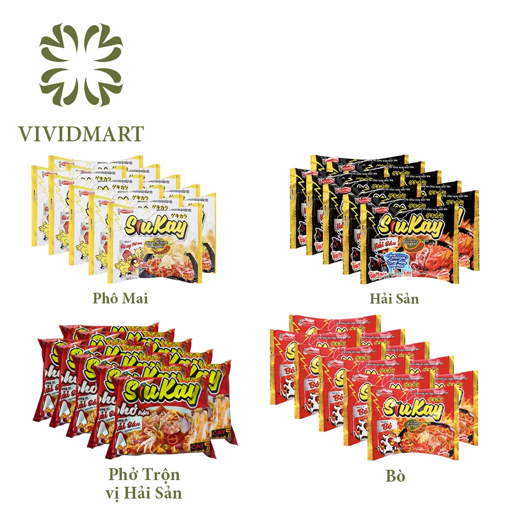 [Nationwide] [Set Of 10 Packs Of Siu Kay] SIUKAY Noodles With Seafood ...