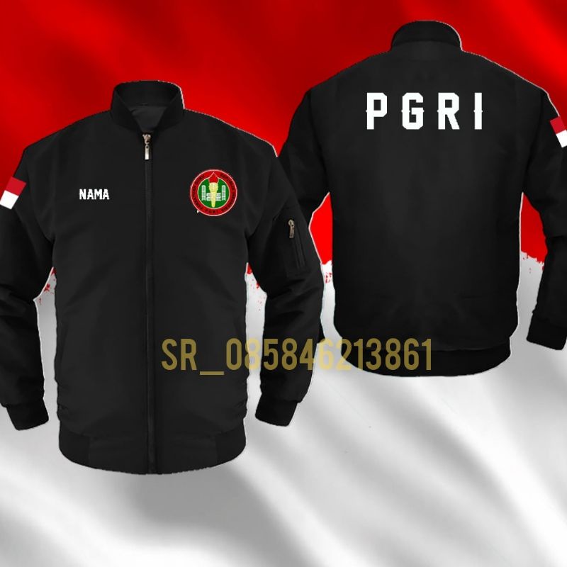 Pgri bomber Jacket original Quality Pgri bomber Jacket | Shopee Malaysia