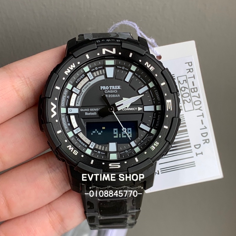 READY STOCK 100% ORIGINAL CASIO PROTREK PRT-B70YT-1DR / PRT-B70YT-1D / PRT-B70YT-1 / PRT-B70YT ...
