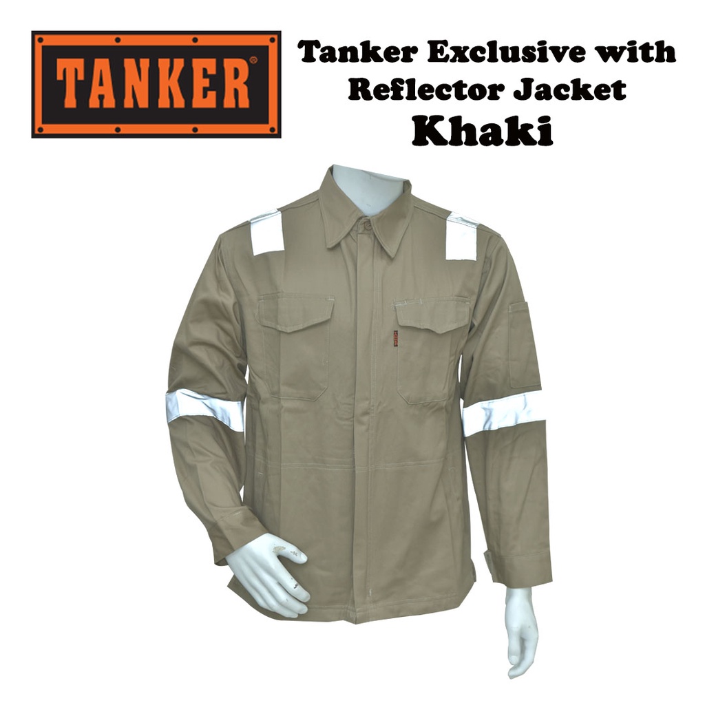 TANKER SAFETY JACKET KHAKI | Shopee Malaysia
