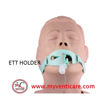 ETT HOLDER TUBE RESTRAINT ENDOTRACHEAL HOLDER (BLUE/GREEN) | Shopee ...