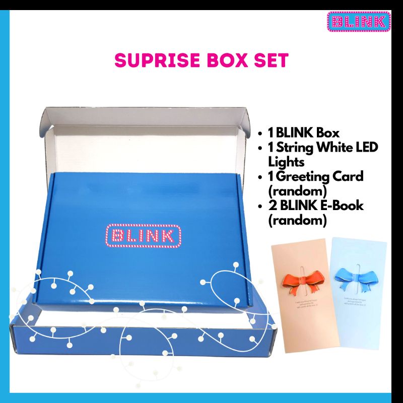 BLINK BOX SUPRISE SET BOX LED LIGHT BOX EXCLUSIVE KOTAK HADIAH BUKU ...