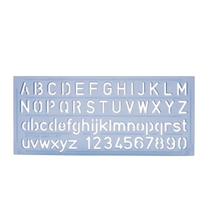 CITY LETTERING STENCIL 740 ( 40mm ) Big Cap with Numbers - 740 : both ...