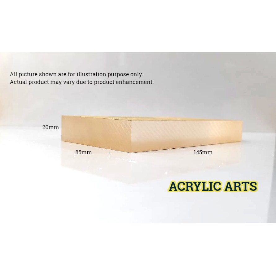 Acrylic Sheet/Board/Clear 20mm Acrylic/亚克力板/Perspex/Papan Plastik/DIY ...