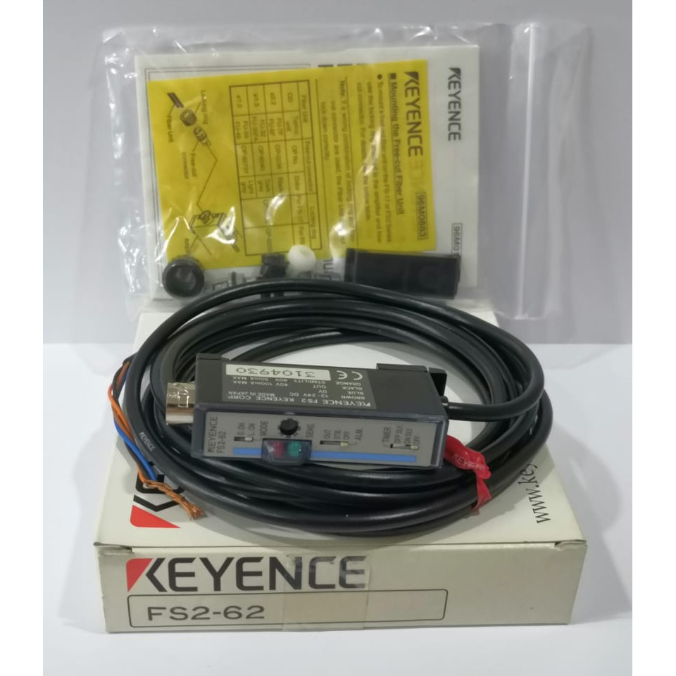 Keyence FS2-62 Fiber Amplifier Sensor , Input Volt12-24VDC | Shopee Malaysia