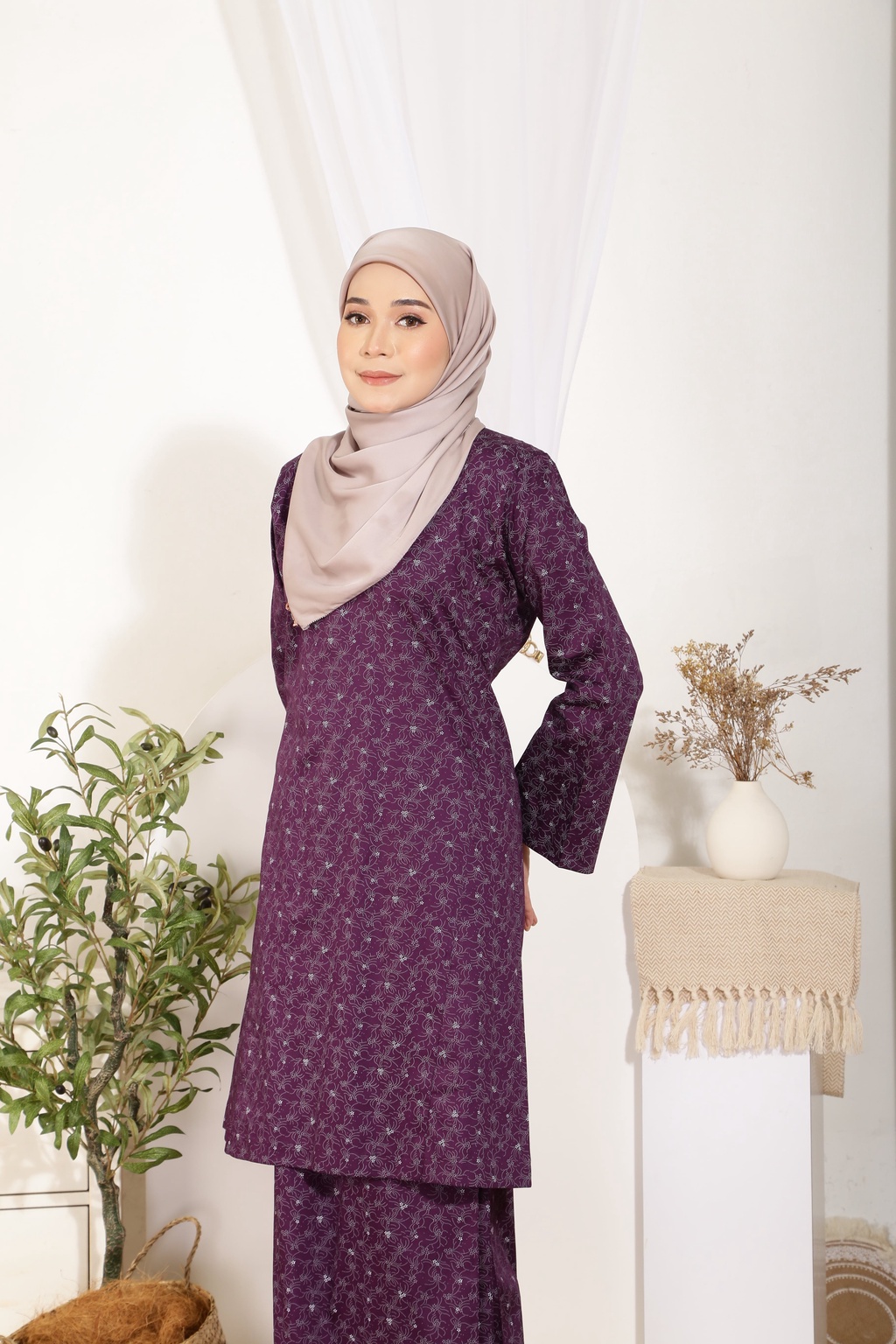 Kurung Pahang Cotton Satin by Butik Sireh Pinang | Shopee Malaysia